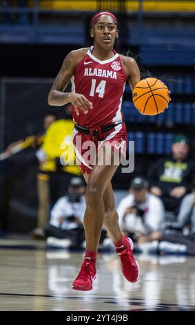 Alabama guard Zaay Green (14) during the first half of an NCAA college ...