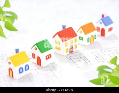 Clay house and drawing Stock Photo - Alamy