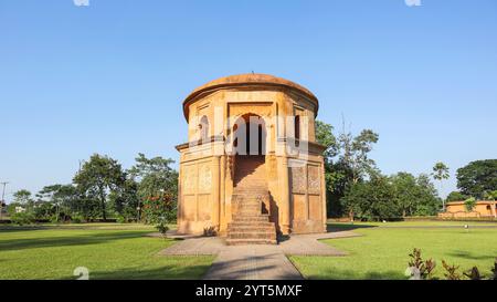 Side view of Rang Ghar, a two-story monument from the Ahom Dynasty in ...