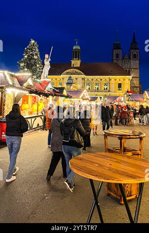 Weihnachtsmarkt 2024 in Magdeburg Sachsen Anhalt *** Christmas market ...