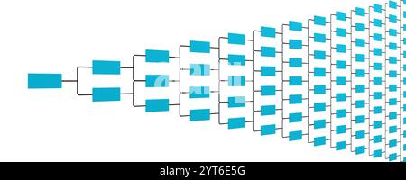 Blue organization chart, flow chart, diagram. Blue organization chart ...