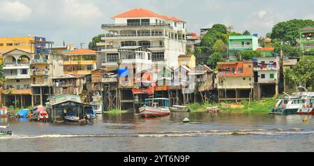 View of the Manaus slums from the Amazon River,Brazil Stock Photo - Alamy