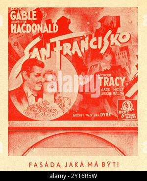 SPENCER TRACY in SAN FRANCISCO 1936 director W.S. VAN DYKE story Robert ...