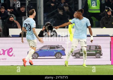 Tijjani Noslin of SS Lazio during SS Lazio vs US Lecce, Italian soccer ...