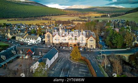 Braemar Aberdeenshire Scotland view of Braemar Mews the Fife Arms Hotel ...