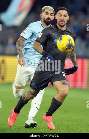 Matteo Politano of SSC Napoli seen in action during the Serie A match ...