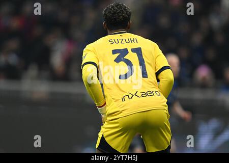 Zion Suzuki of Parma Calcio 1913 seen in action during Serie A 2024/25 ...