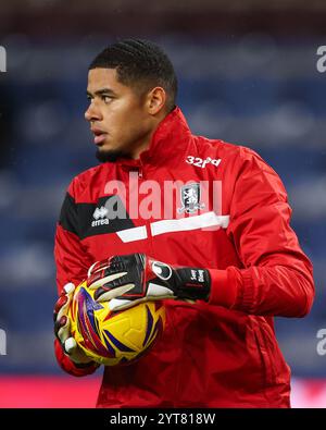 Seny Dieng of Middlesbrough during the pre match warm up ahead of the ...