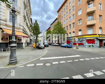 Mittenwalder Strasse (Street), Kreuzberg, Berlín, Germany Stock Photo ...
