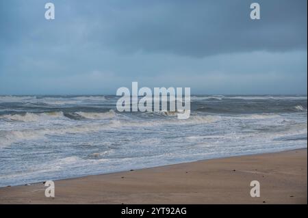 Storm depression on the North Sea coast Stock Photo - Alamy