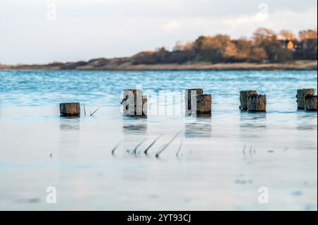 Old lighthouse on the Wadden Sea Stock Photo - Alamy