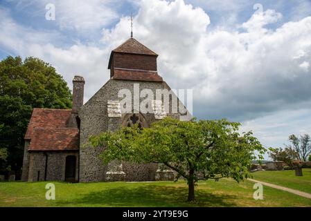 historic church in Friston, East Sussex, Engeland Stock Photo - Alamy