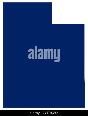 map of utah Stock Photo - Alamy