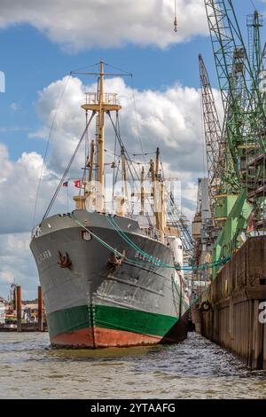 Bleichen Museum Ship at Hamburg Harbour Museum Stock Photo - Alamy