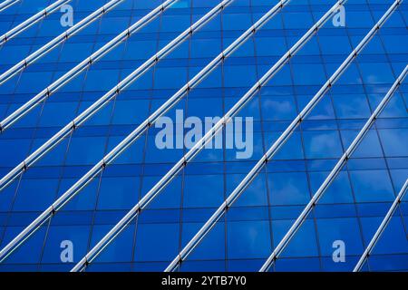 Texture plexus weave window skyscrapers facade Stock Photo - Alamy