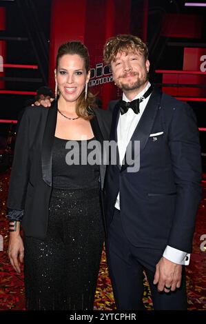 Jennifer Lynn und Samu Haber im Finale der 14. Staffel der Castingshow ...