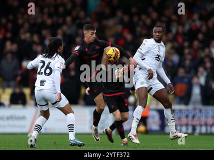 Port Vale's Jesse Debrah (left) celebrates promotion with team-mates ...