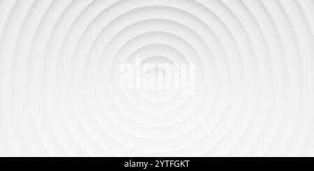 Inset white concentric rings or circles background wallpaper banner ...
