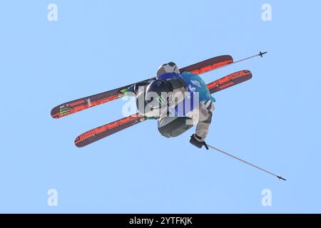 United States' Svea Irving competes during the women's freestyle skiing ...