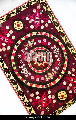 A Suzane Carpet with Zoroastrian Patterns Stock Photo - Alamy