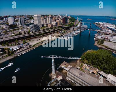 MAY 2024, TACOMA, WASHINGTON - Tacoma downtown skyline, Washington ...