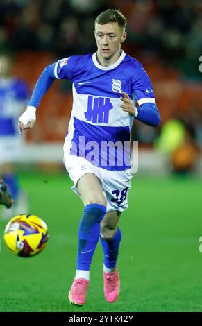 Jay Stansfield of Birmingham City in the pregame warmup session during ...