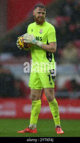 Stoke City goalkeeper Viktor Johansson during the Sky Bet Championship ...