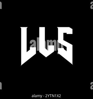 LLS letter logo design for technology company. LLS logo design black ...