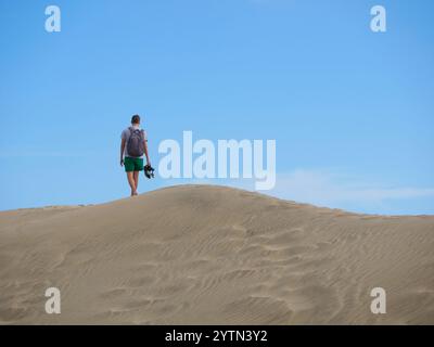 A beautiful view of a Hand of the Desert in the Atacama Desert, Chile ...