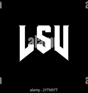 LSV letter logo design for technology company. LSV logo design black ...