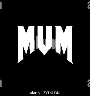 MVM letter logo design for technology company. MVM logo design black ...