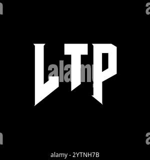LTP letter logo design for technology company. LTP logo design black ...