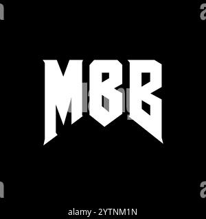 MBB letter logo design for technology company. MBB logo design black ...