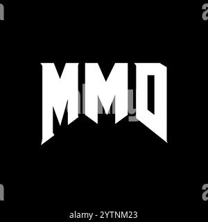 MMD letter logo design for technology company. MMD logo design black ...