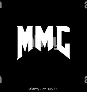 MMC letter logo design for technology company. MMC logo design black ...