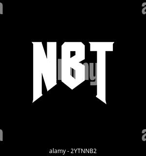 NBT letter logo design for technology company. NBT logo design black ...