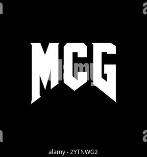 MCG letter logo design for technology company. MCG logo design black ...