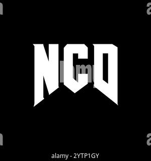 NCD letter logo design for technology company. NCD logo design black ...