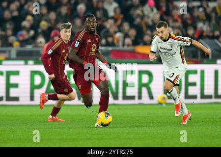 Olimpico Stadium, Rome, Italy - Manu Kone of AS Roma during Serie A ...