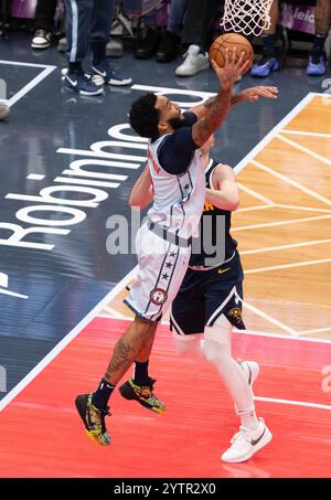 Denver Nuggets guard Christian Braun (0) during the first half of an ...