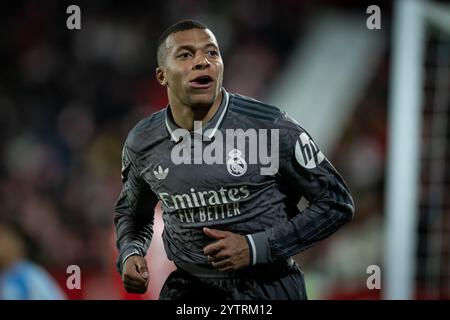 Killian Mbappé (Real Madrid CF) seen in action during the La Liga EA ...