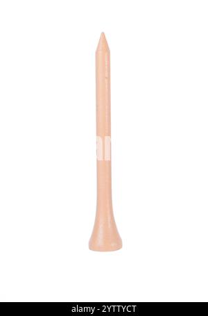 Golf tee isolated on white background. Golf tee isolated over white ...