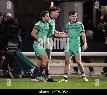 Galway, Ireland. 7th December, 2024. Connacht's Chay Mullins in action ...