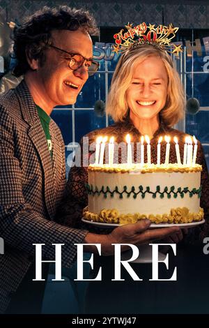 Here movie poster Tom Hanks & Robin Wright Stock Photo - Alamy
