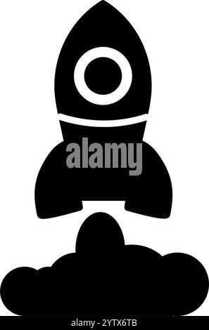 space rocket icon Stock Vector Image & Art - Alamy
