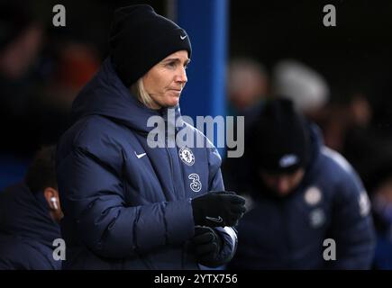Chelsea manager Sonia Bompastor before the UEFA Women's Champions ...