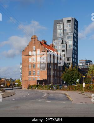 Copenhagen, Denmark - The Lighthouse apartment building by Lundgaard ...