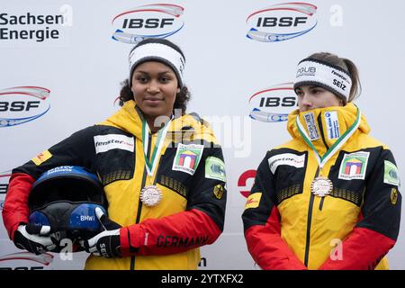 KALICKI Kim, SIEBERT Lauryn (Germany) at the start, GER, IBSF Bob World ...