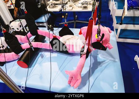 Physiotherapy frame with weight relief. Sling therapy Stock Photo - Alamy
