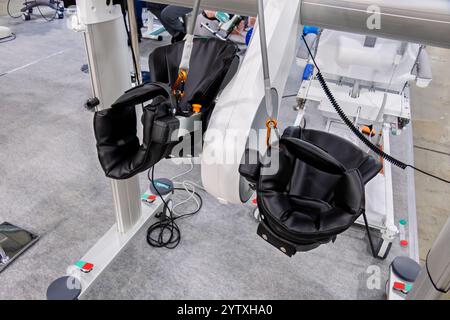 The device for active-passive limb development is used for adults with ...